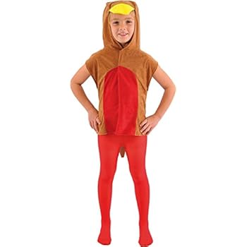 Charlie Crow Robin Red Breast Christmas Nativity Costume for kids one ...