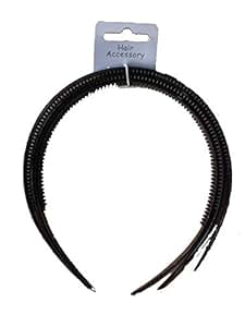 3 Slim Black Alice Bands: Amazon.co.uk: Beauty