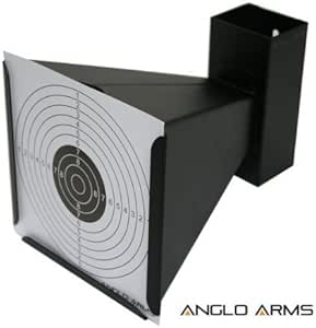 14CM STEEL TARGET HOLDER CATCHER + 10 TARGETS AIR RIFLE PELLET TRAP ...