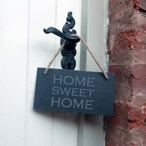Slate Hanging Sign 'HOME SWEET HOME': Amazon.co.uk: Garden & Outdoors