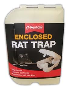 Rentokil Enclosed Rat Trap - Repeat Use Lockable Rat Trap. Safe around ...