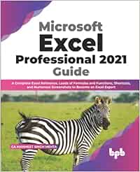 Buy Microsoft Excel Professional 2021 Guide: Complete Excel Reference ...