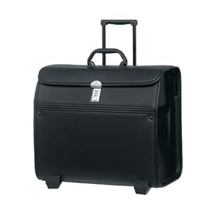 Samsonite Trolley Transit Synaptic Pilot Case On Wheels 17", Jet Black ...