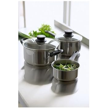 Ikea Topf-Set, Edelstahl, 5-teilig: Amazon.de: Küche & Haushalt
