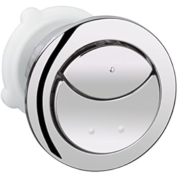 Grohe 39056000, Pulsante di Scarico per WC, Doppio Flusso, Cromato ...