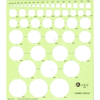 Template Combo Circle Metric: Amazon.co.uk: Welcome