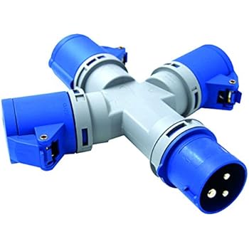 QUADRO ELETTRICO CANTIERE MULTIPRESE PRESE PRESA MONOFASE TRIFASE 380v ...