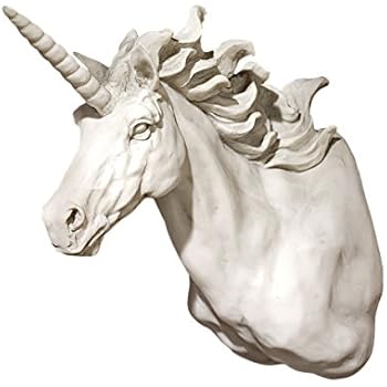 Stunning Large White Unicorn Garden Ornament Statue: Amazon.co.uk ...