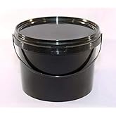 5, 10, 20, 25 or 33 Litre Black Buckets with Lids Hydroponics DIY DWC ...