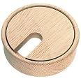 Oak Maple Beech Desk Tidy Cable Grommet - Laquered or Unlaquered. (Oak ...