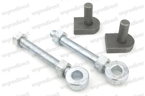 Buy Wyre Direct 2X Weld On Gate Hinge Brackets Set 19mm Pin and M19 X ...