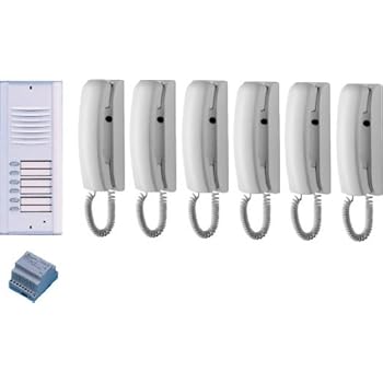 Visiophone Couleur pour 6 logements - 6 Appartements: Amazon.fr: Bricolage