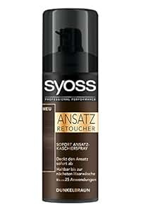 Syoss Ansatz Retoucher - Sofort Ansatz- Kaschierspray, dunkelbraun ...