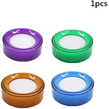 2 Pcs Purple Plastic Case Sponge Finger Wet for Counting Cash Money ...