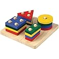 Plan Toys 2403 Geometric Sorting Board : Amazon.co.uk: Toys & Games