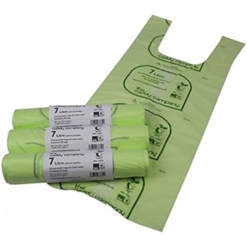 All-Green 6 Litre Biobag Compostable Kitchen Caddy Liners Food Waste ...