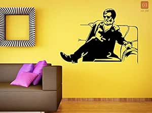 Buy ISEE 360 Vinyl Superstar Rajinikanth Wall Sticker, 75 x 55 cm ...