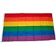 Fahne/Flagge Regenbogen NEU 90 x 150 cm Flaggen : Amazon.de: Garten