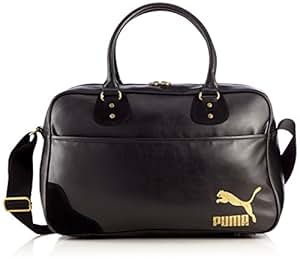 Puma Originals Grip Bag PU Bag Black black Size:46.5 x 29 x 20 cm ...