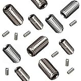 Grub Screws Metric Thread (Mixed 40 PACK) A2 Stainless Steel Cone Point 10 X M3,M4,M5 & M6 x 6mm ...