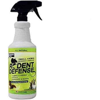 Rodent Defense - Small Animal Deterrent and Repellent Spray - For Rats ...