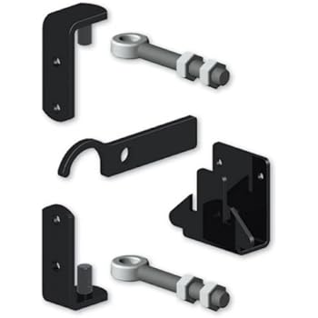Gatemate Wrought Iron Gate Hinges Fixing Kit Galvanised And Powder ...