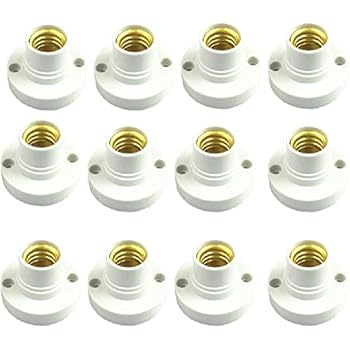 Firstmall 12-Pack E14 Edison Screw LED Bulb Base Socket Converter ...