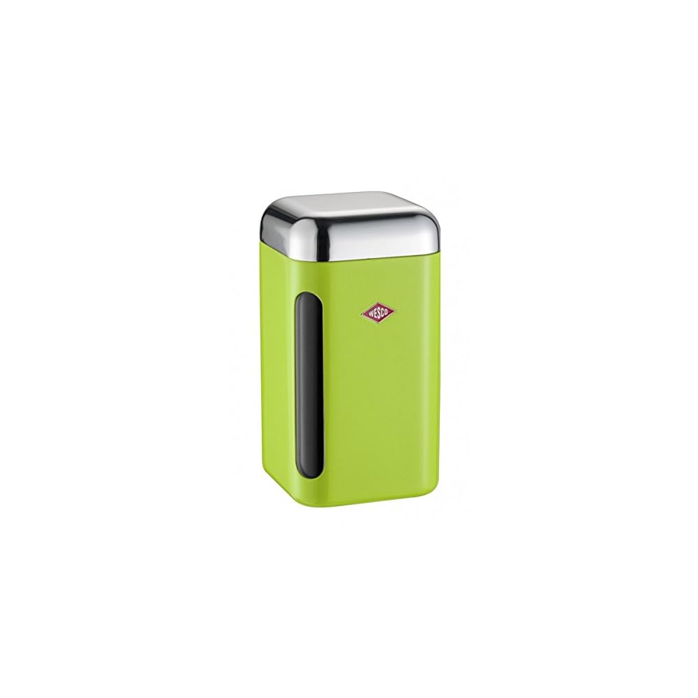 Wesco Lime Green Storage Canister Box Rectangular