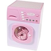 Casdon Pink Electronic Washer. Toy Washing Machine with Spinning Drum ...