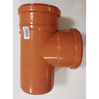 Soil Pipe 15 Degree Bend 110 mm Inlet - Push Fit - Brown - Underground ...