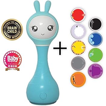 LAMAZE Rainbow Glow Baby Rattle Toy | Cute Light Up Baby Toy that ...