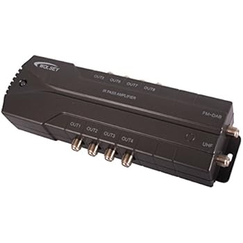 Labgear Distribution Amplifier with IR Bypass, LDL212R RED Compliant 2 ...