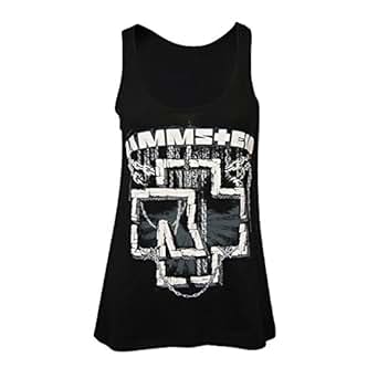Rammstein Damen Frauen Träger Top In Ketten Offizielles Band ...