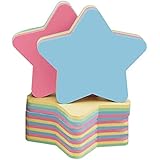 Sticky Notes Star Shaped - 10 Pads 76x76mm Self Stick Post Memo Cute ...