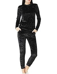 ensemble survetement velours femme