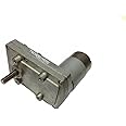 TECHDELIVERS® Square Metal Gear Box Motor 100 rpm 12v DC High Torque ...