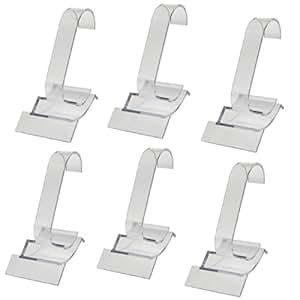 20 Watch Display Acrylic Clock Stand Display Case Holder Rack for Men's ...