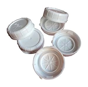 The Dairy Shoppe Replacement Glass Milk Bottle Caps, Fits 48 mm Libbey ...