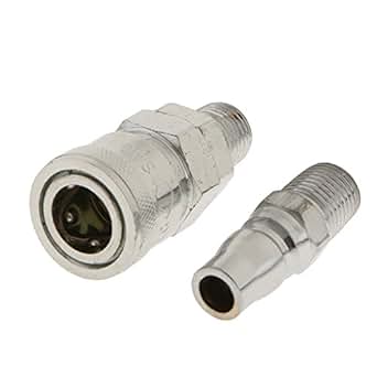 Generic SM20, PM20-1/4 BSP Aluminium Pneumatic Air Line Hose Quick ...