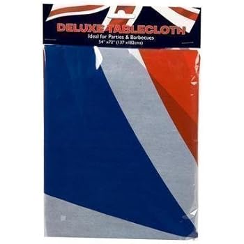 Union Jack Plasticloth Tablecloth - 137cm x 182cm - Perfect Jubilee ...