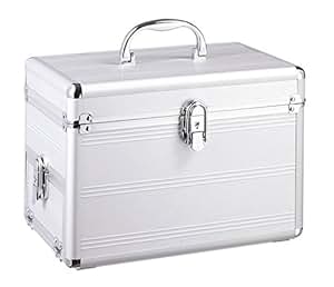 Kosmetikkoffer Beautykoffer Beautycase aus Aluminium mit Spiegel und ...