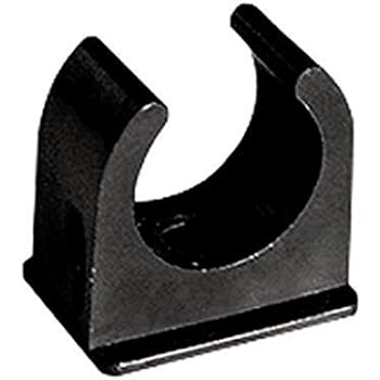 10 X 20mm Black Pvc U Clip Conduit Push In Saddle: Amazon.co.uk: DIY ...