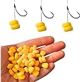 20 Yellow Pop Up Fake Corn Sweetcorn for Hair Rig Carp Fishing ...