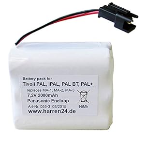 Battery pack for Tivoli Audio PAL, iPAL, PAL BT, PAL+, replaces MA-1 ...