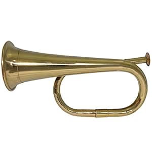 Bigul Wind Musical Instrument Bugle in Brass: Amazon.in: Electronics