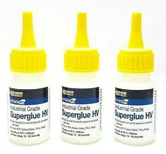 3 PCS EVERBUILD INDUSTRIAL GRADE SUPER GLUE HV HIGH VISCOSITY BONDS PVC ...