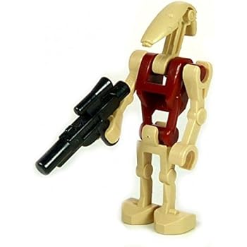LEGO Star Wars Minifigure Security Battle Droid Dark Red and Beige ...
