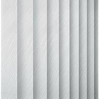 Vertical Blinds - Made to Measure - 89mm - Complete Blind - Dolphin Fabric- GREY (Up To 150cm ...