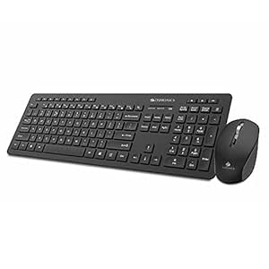 Amazon.in: Buy Zebronics Zeb-Companion 500 2.4GHz Wireless Keyboard ...