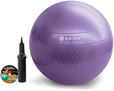 Gaiam Total Body Balance Ball Kit - Small (55cm): Amazon.co.uk: Sports ...